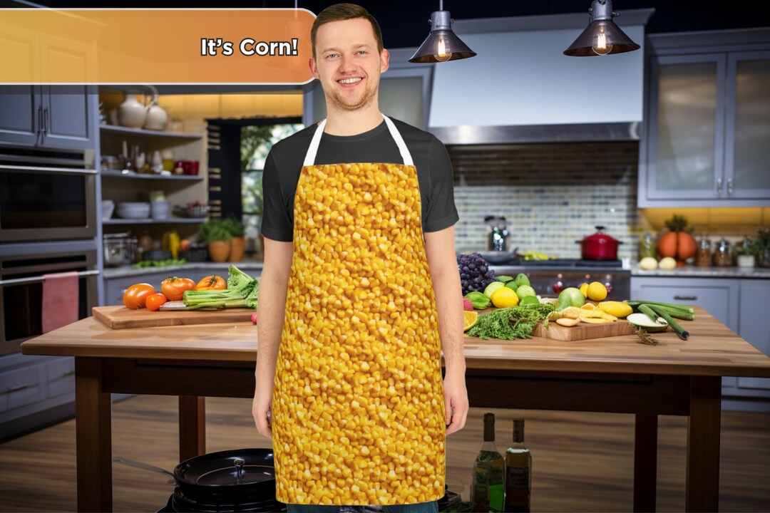 It's Corn! Apron - Corn Pattern on Apron - Funny Gift - Meme Gag ...