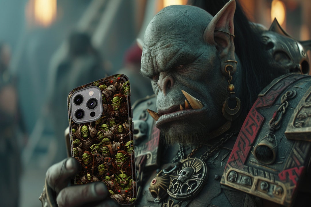 Can't Talk - I've Got Orks on the Phone - Chaotic Orc Army Tough Phone ...