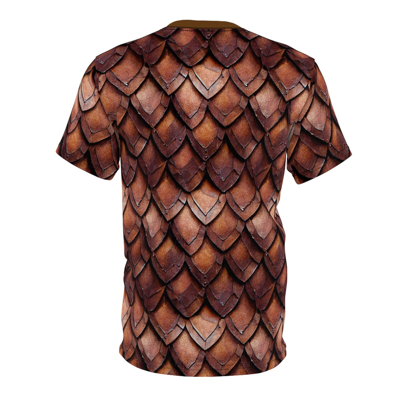 Leather Scale Armor AOP Tee Shirt - Armor Shirt - All Over Print ...