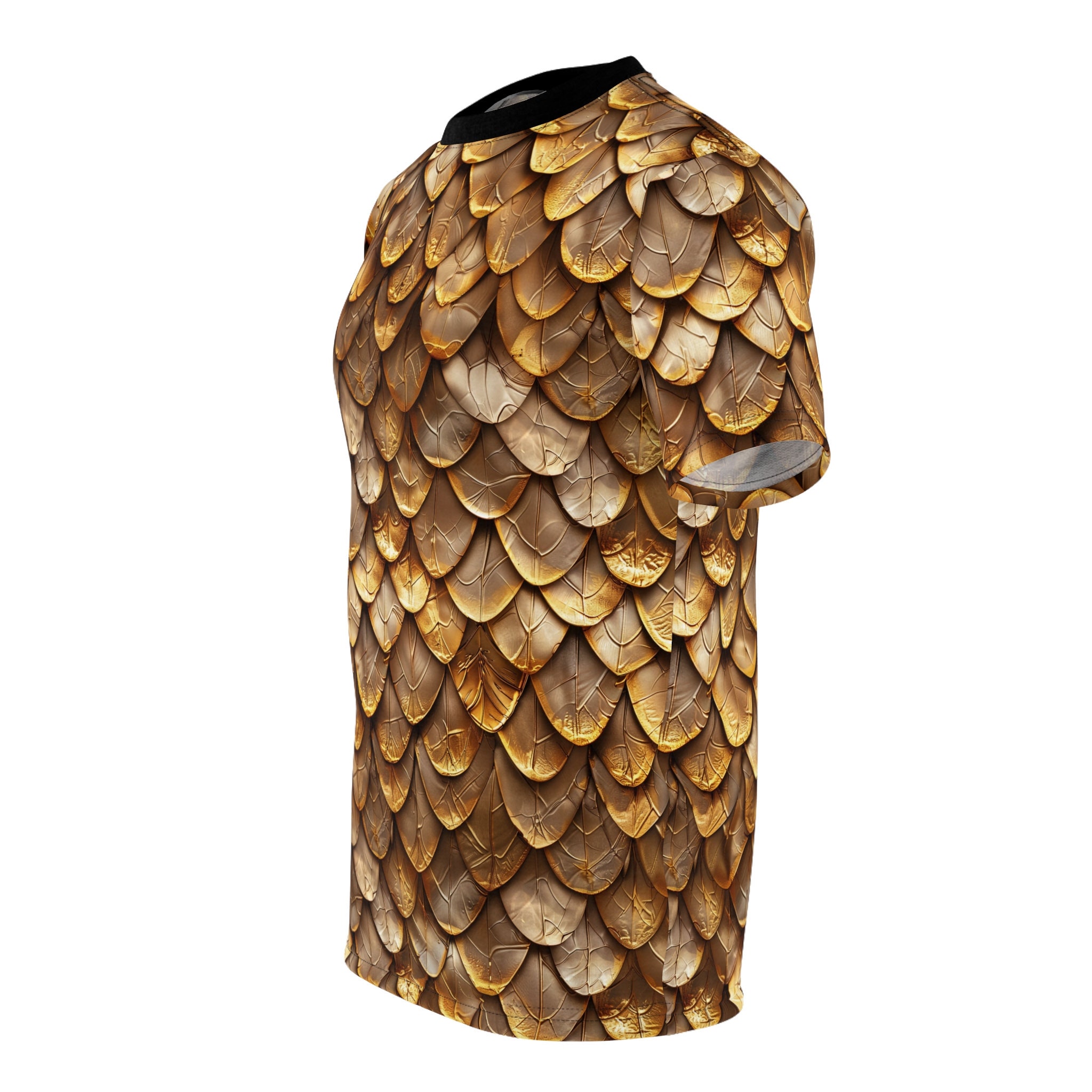 Battle Series: Variant Gold Dragon Scales AOP Tee Shirt All Over Print ...