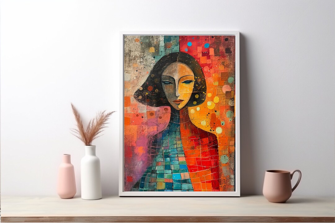 Duality - Abstract Painting of a Woman - Portrait of a Woman - Painting ...