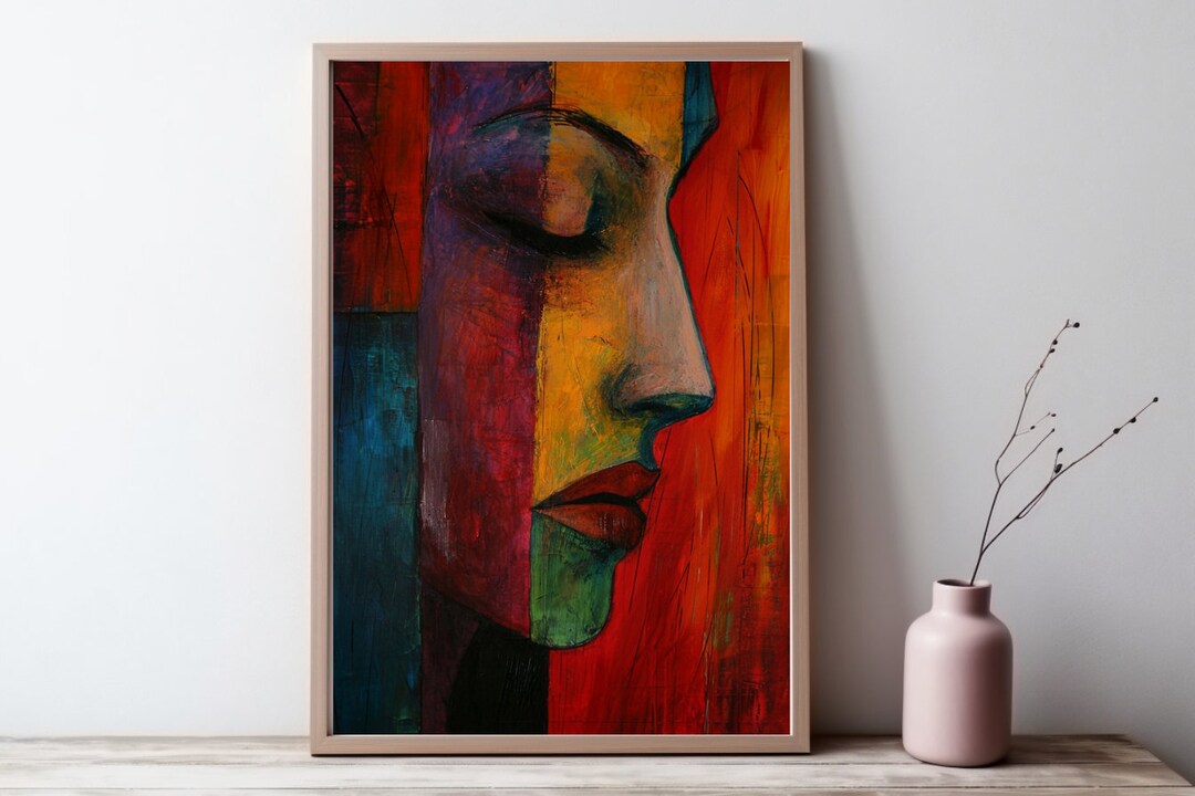Prayer - Abstract Painting of a Woman - Portrait of a Woman - Painting ...