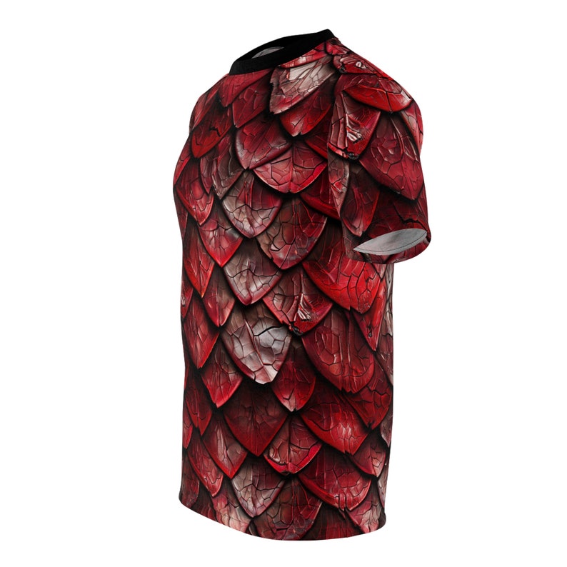 Battle Series: Red Dragon Scales AOP Tee Shirt - All Over Print T-shirt ...
