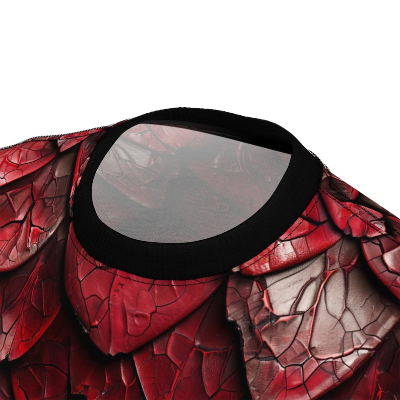 Battle Series: Red Dragon Scales AOP Tee Shirt - All Over Print T-shirt ...