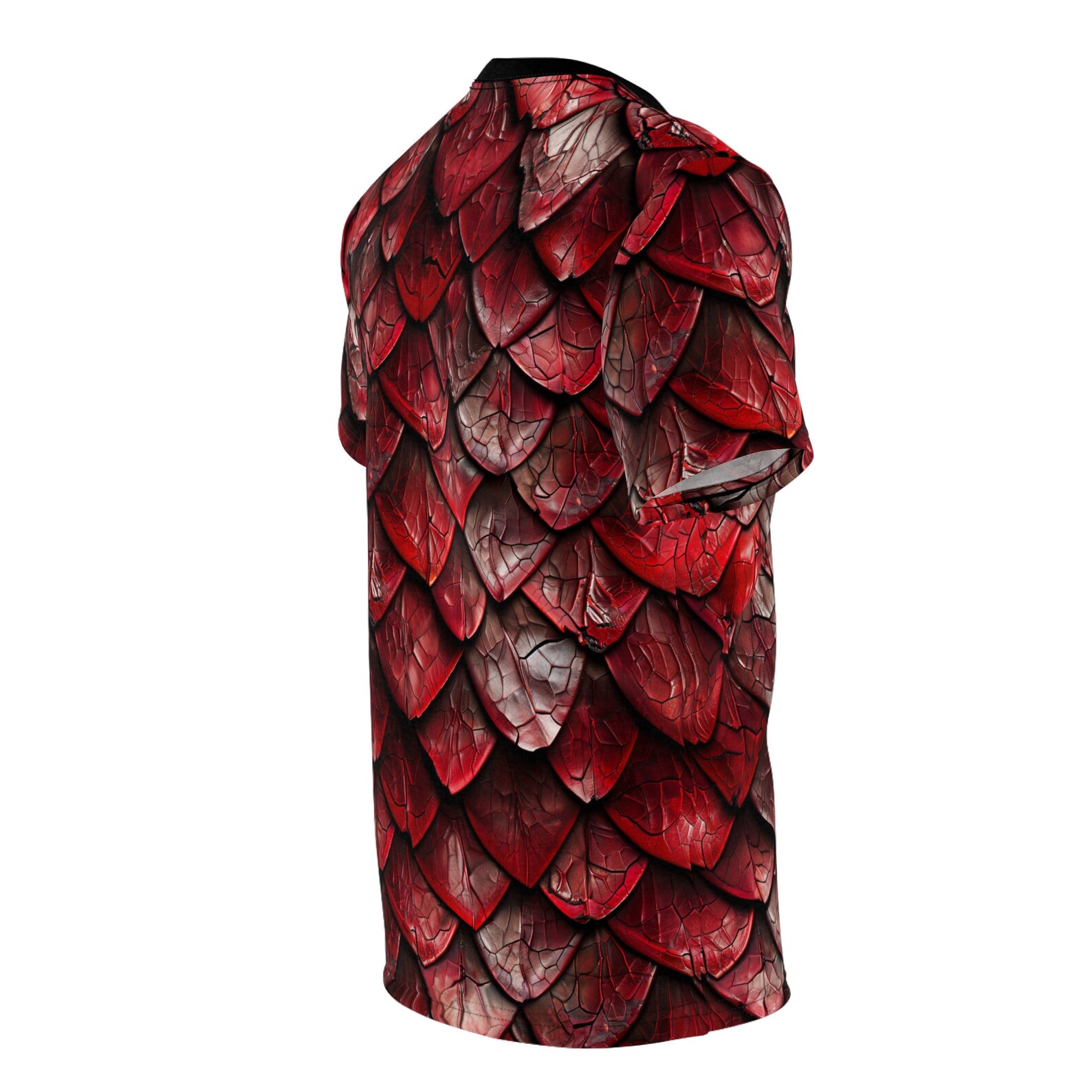 Battle Series: Red Dragon Scales AOP Tee Shirt - All Over Print T-shirt ...
