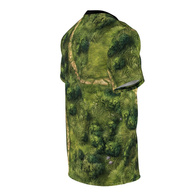 VTT - Map Asymmetrical Pattern on AOP Shirt - Field Path All Over Print ...