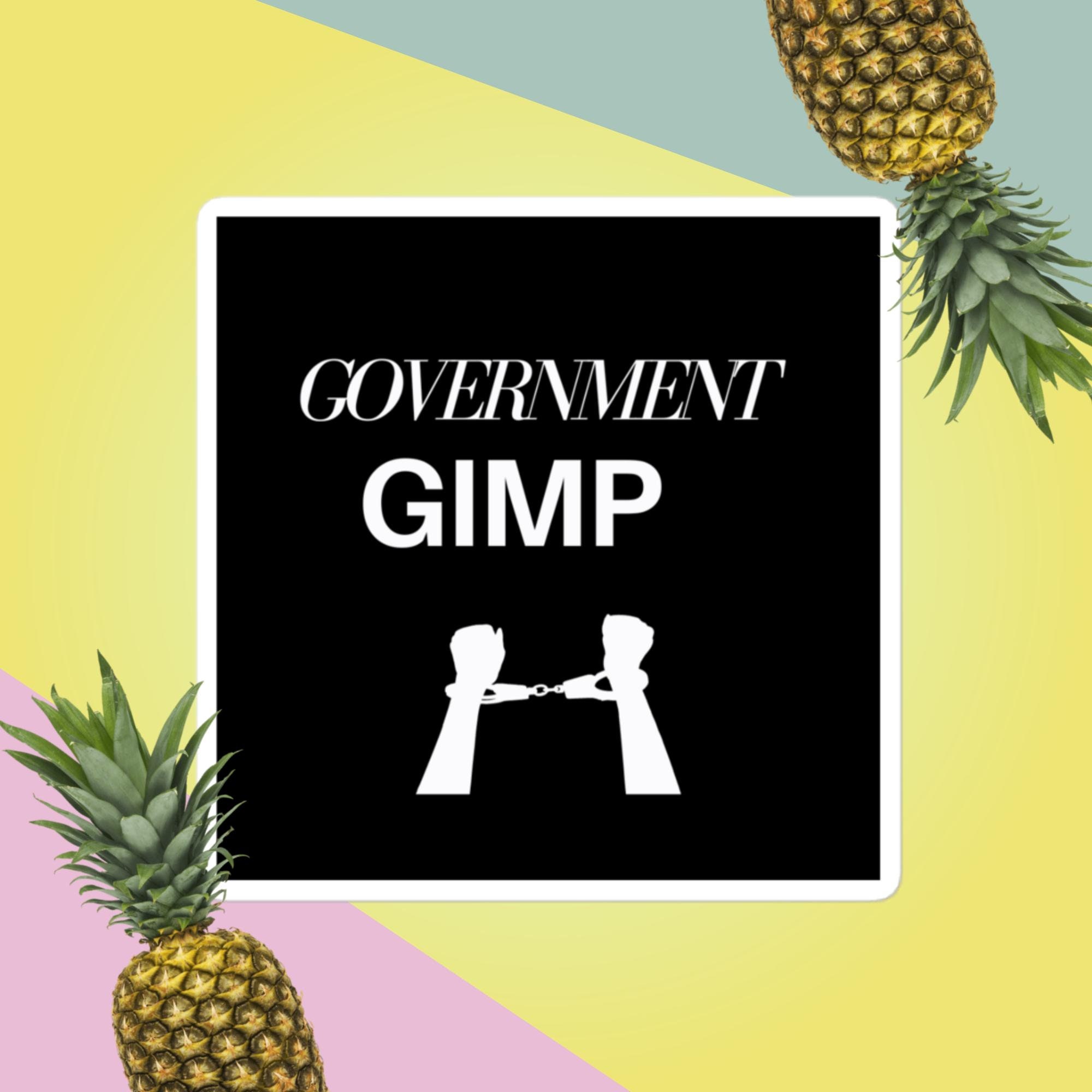 Black and White Sticker- Government Gimp- Gift for Friends - Etsy