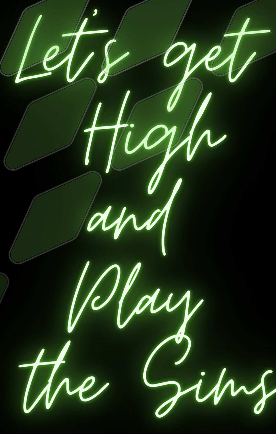 Funny Game Poster- Let's Get High and Play the Sims- Sims Digital Print ...