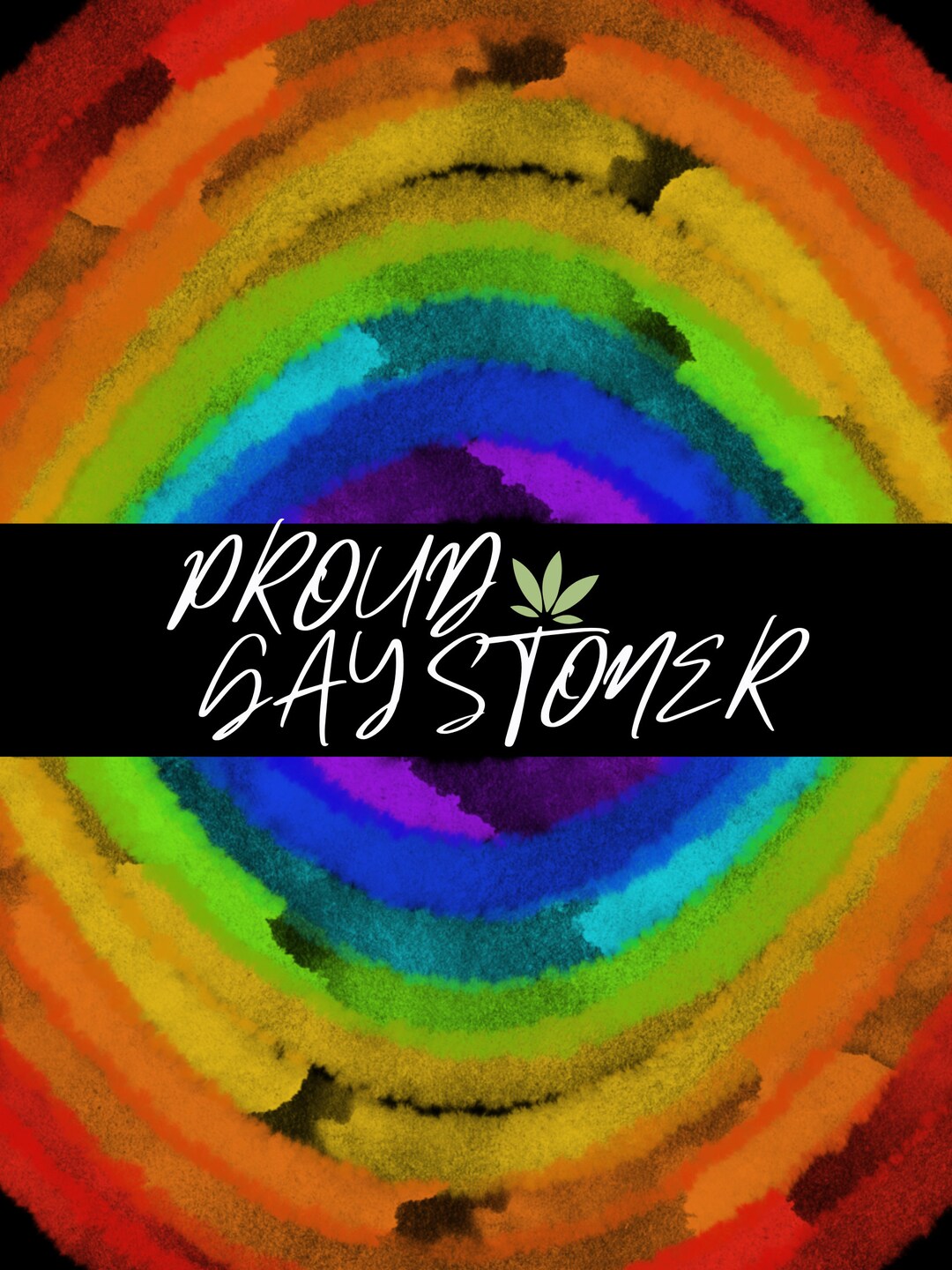 Bright Digital Download Proud Gay Stoner Posters for Stoners - Etsy