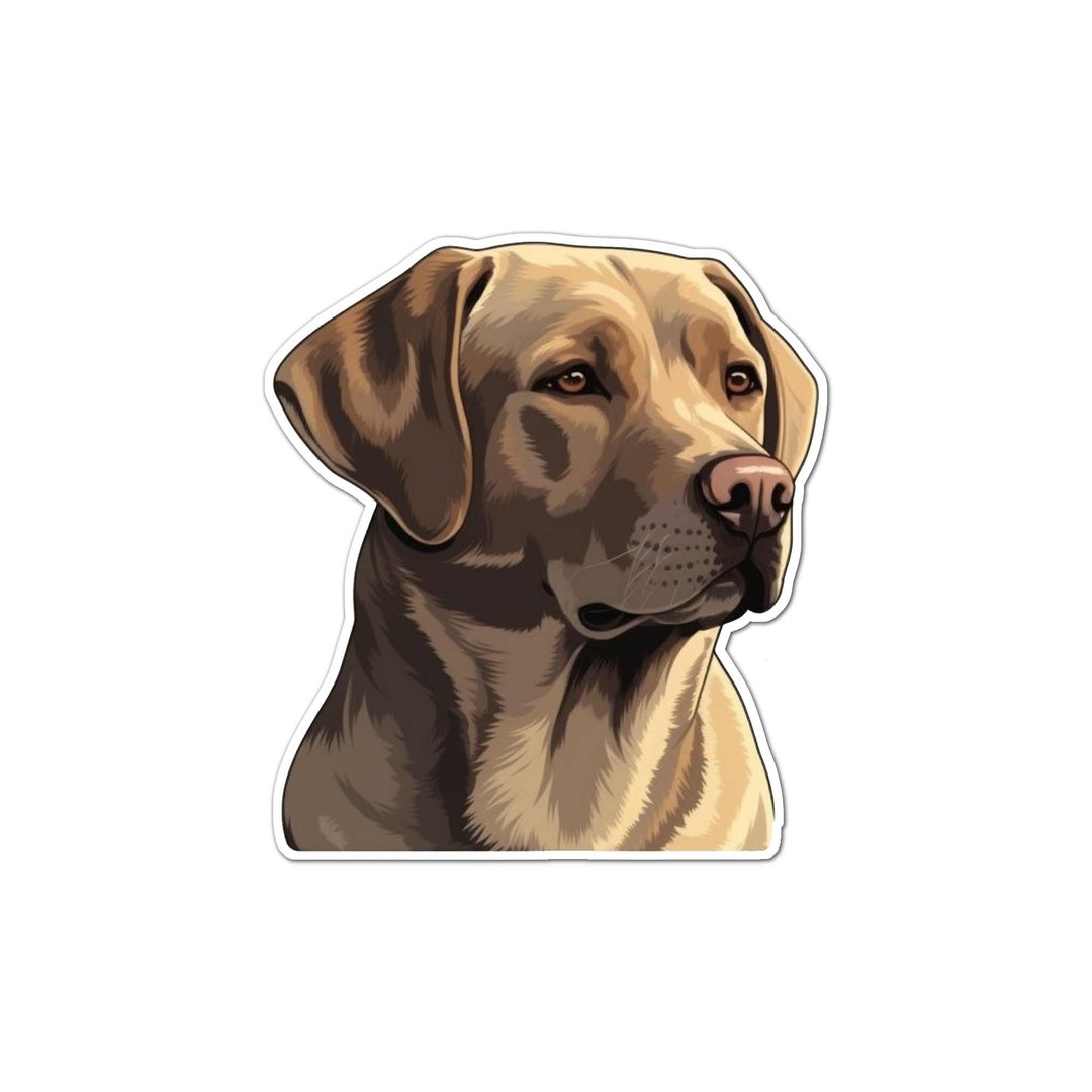 Vinyl Car Sticker of Your Favorite Dog: the Labrador Retriever No. 1 - Etsy