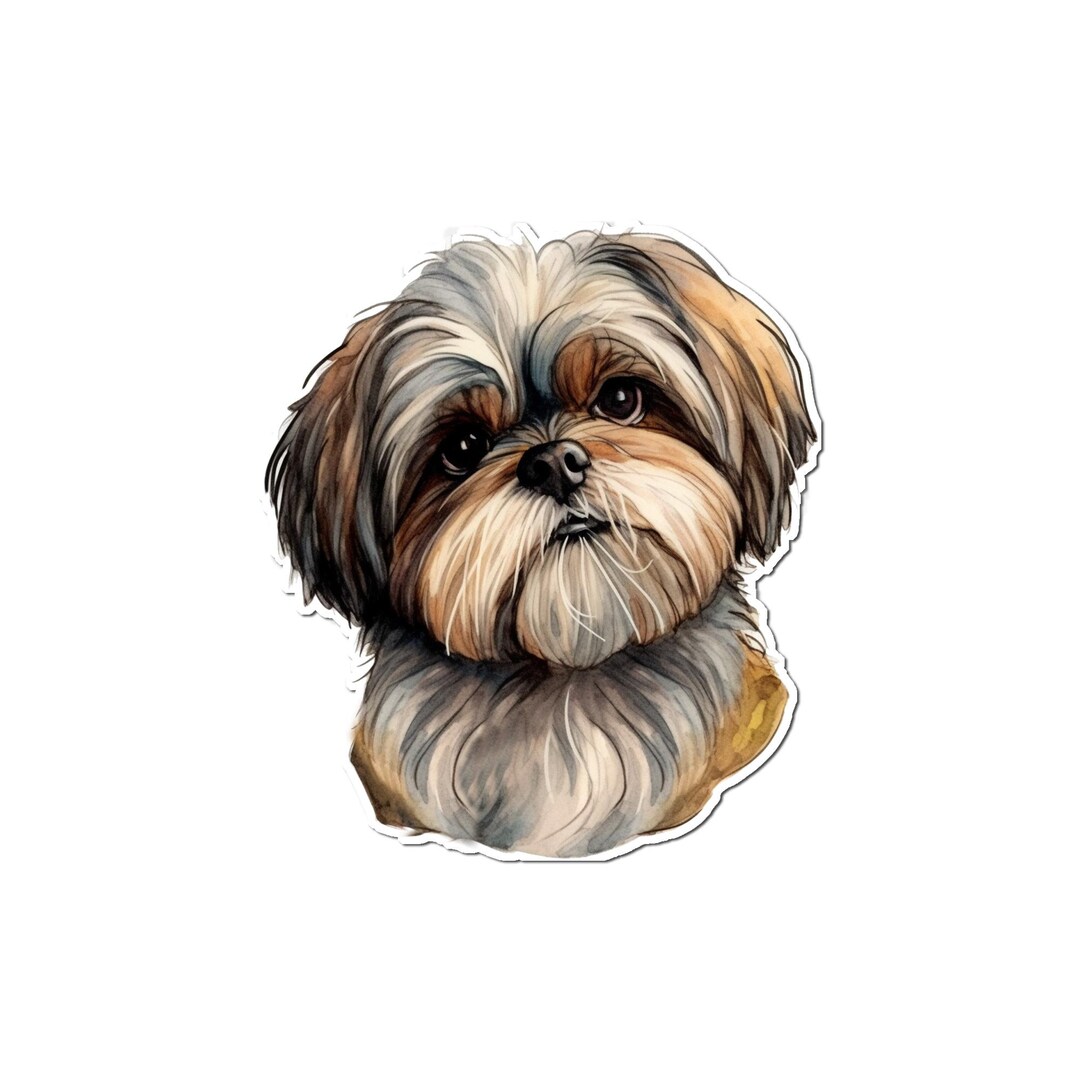 Vinyl Car Sticker of Your Favorite Dog: the Shih Tzu No. 4 - Etsy