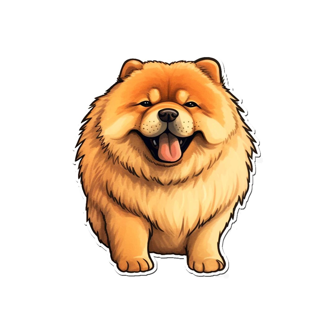 Vinyl Car Sticker of Your Favorite Dog: the Chow Chow - Etsy