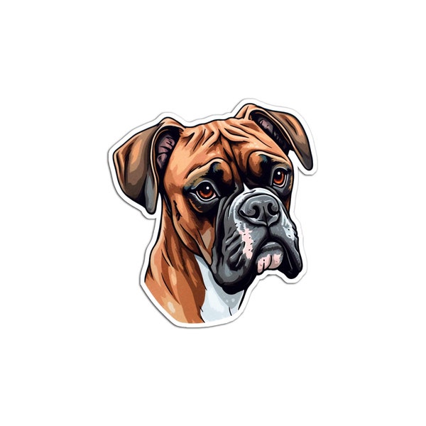 Boxer Sticker - Etsy