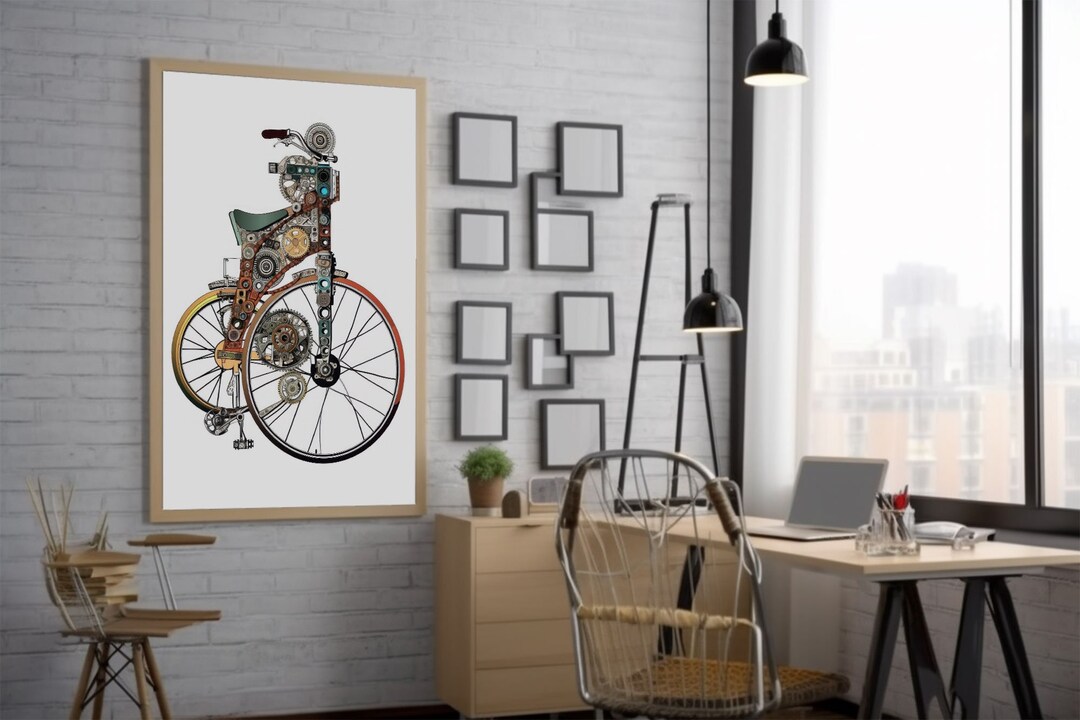 Bicycle-wallart 33 Modern Art, Bicycle, Bike, Sports, Artwork for Home ...