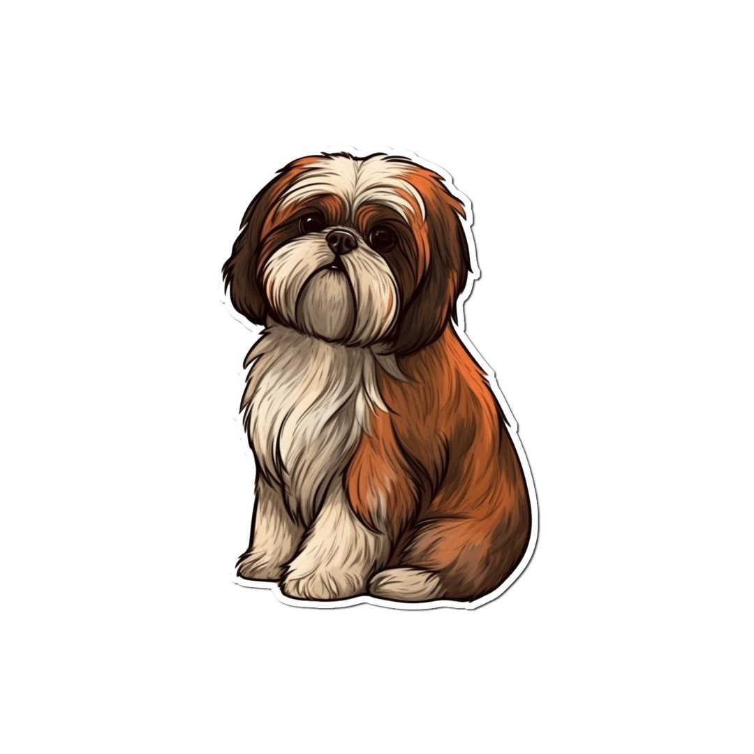 Vinyl Car Sticker of Your Favorite Dog: the Shih Tzu No. 3 - Etsy