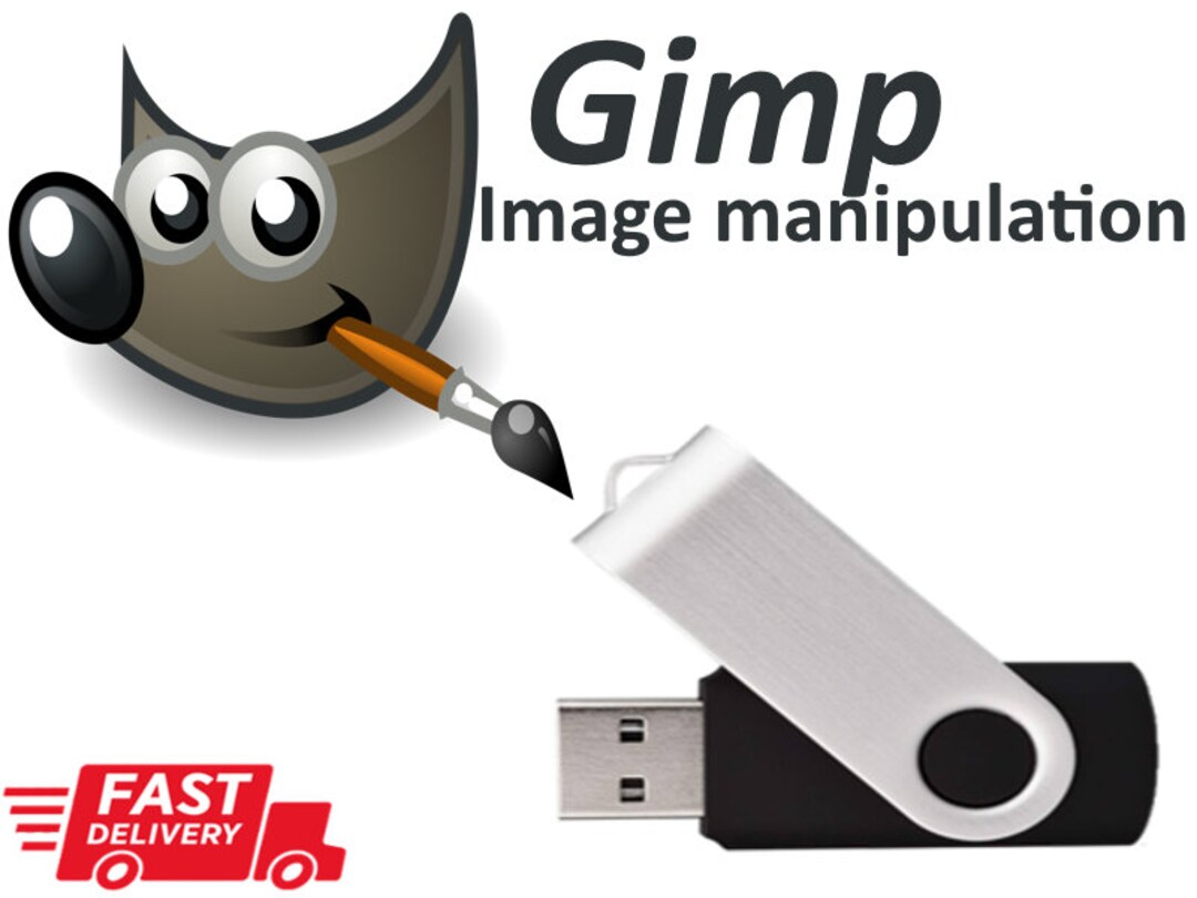 GIMP Professional Photoshop Photo Editor USB Software for - Etsy