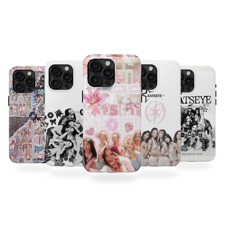 Katseye Phonecase, Kpop Katseye Protective Clear & Matte Cover for ...