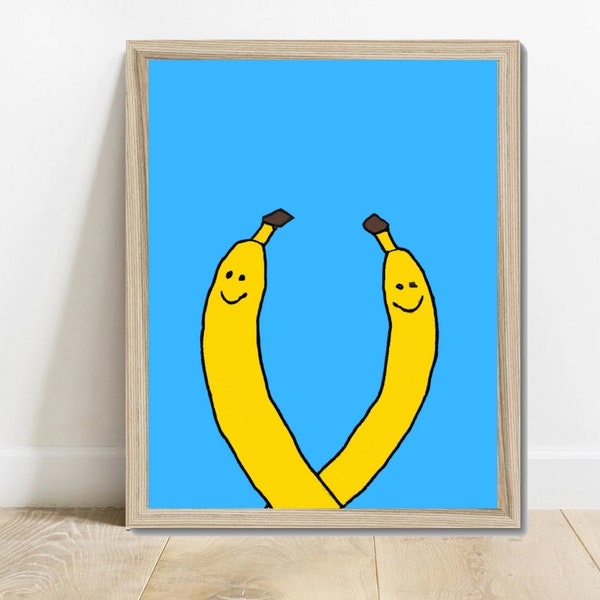 Banana Print - Etsy