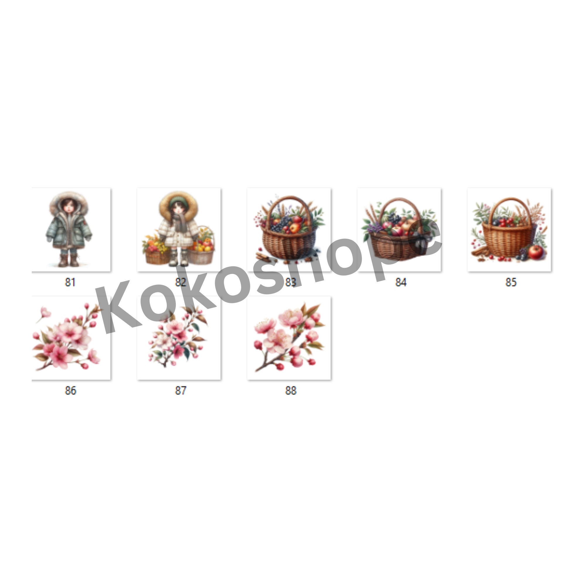 Watercolor Winter Girl Clipart, Winter Girl Image, Winter Girl Sticker ...