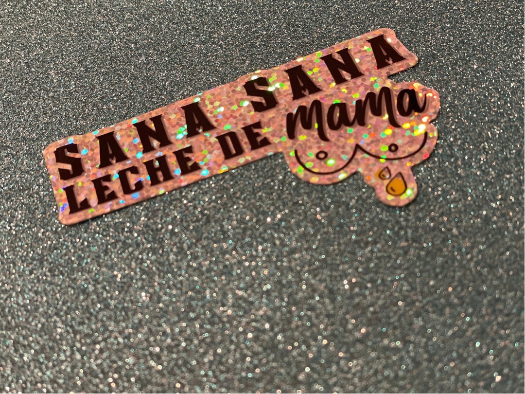 Mini Sana Sana Breastfeeding Glitter Sticker - Etsy