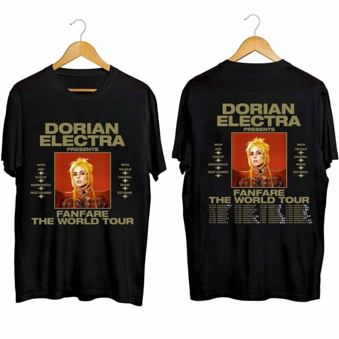 Dorian Electra Fanfare World Tour 2024 Shirt Dorian Electra - Etsy