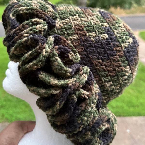 Ruffle Flower Hat - Etsy