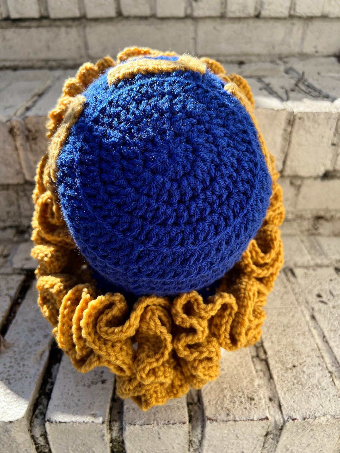 Greek Letter Dramatic Ruffle Hat - Etsy
