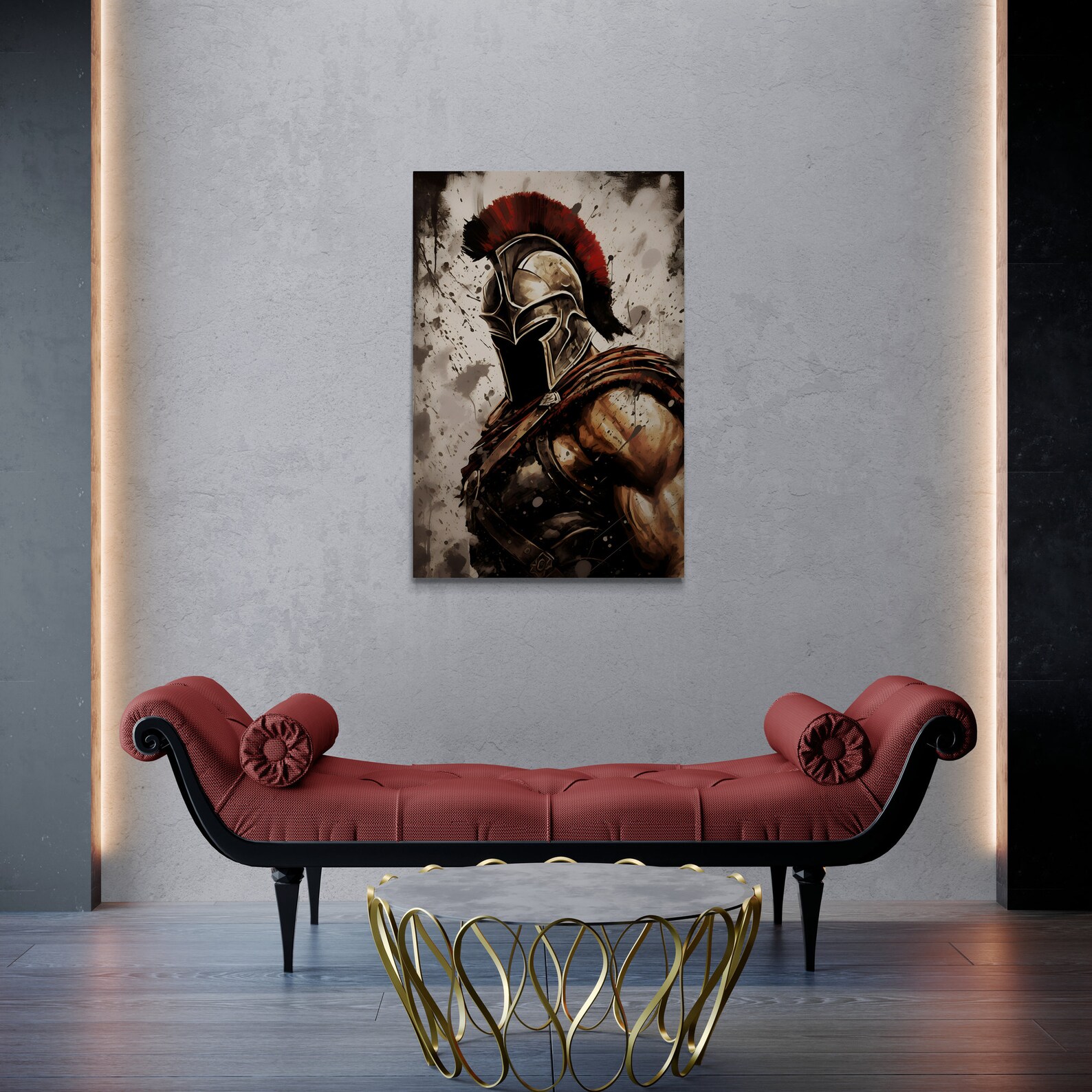 Spartan Canvas Gym Decor Gym Gifts Gym Wall Decor - Etsy