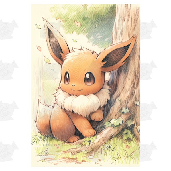 Eevee Fan Art - Etsy
