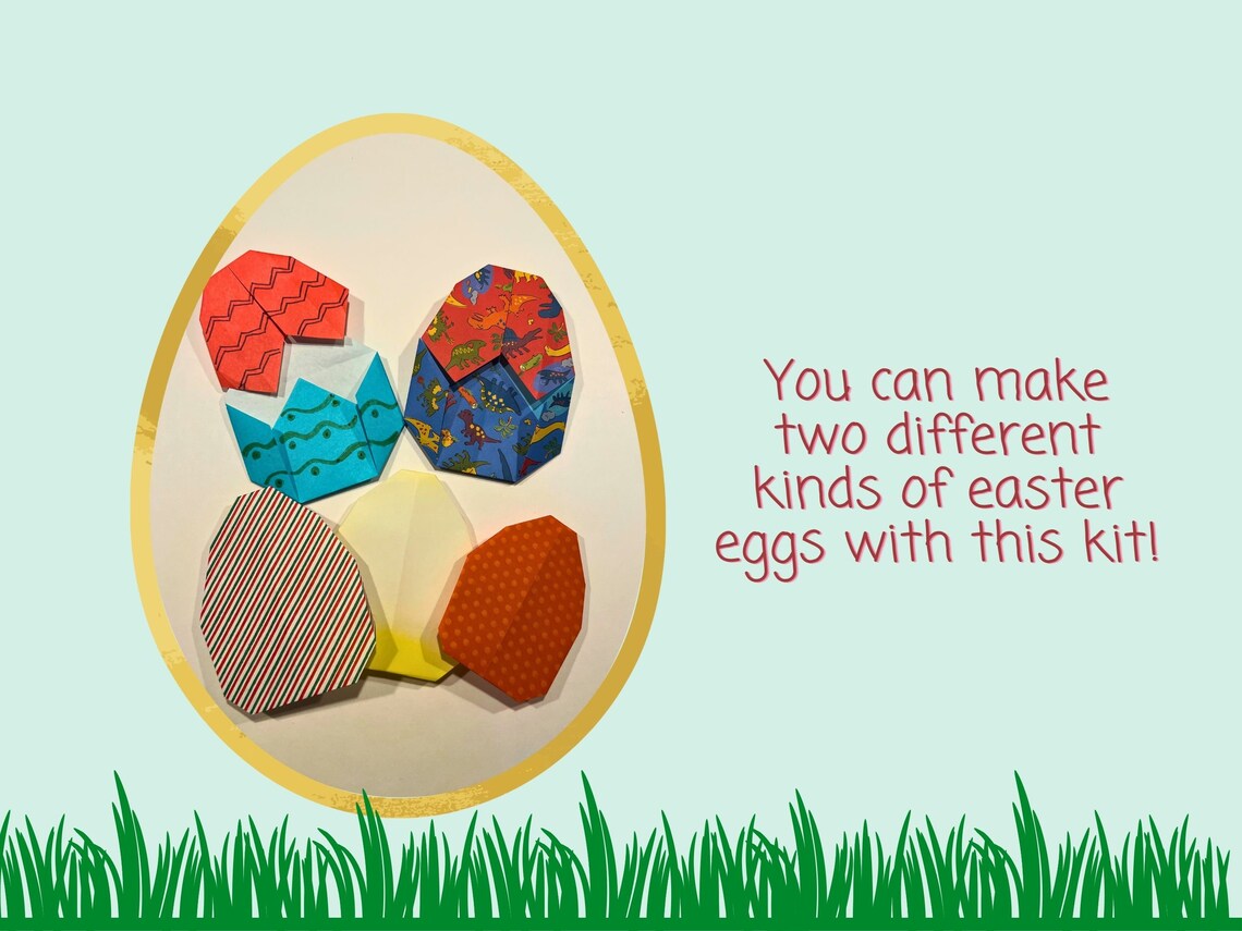 Easter Egg Origami | Printable PDF for Age 4+ With Step by Step ...