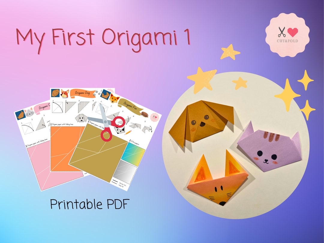 My First Origami 1 | Printable PDF for Age 3+ With Step by Step ...