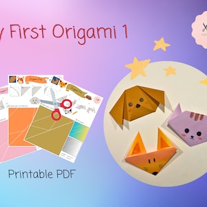 My First Origami 1 | Printable PDF for Age 3+ With Step by Step ...