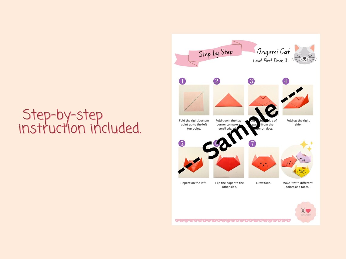 My First Origami 2 | Printable PDF for Age 4+ With Step by Step ...