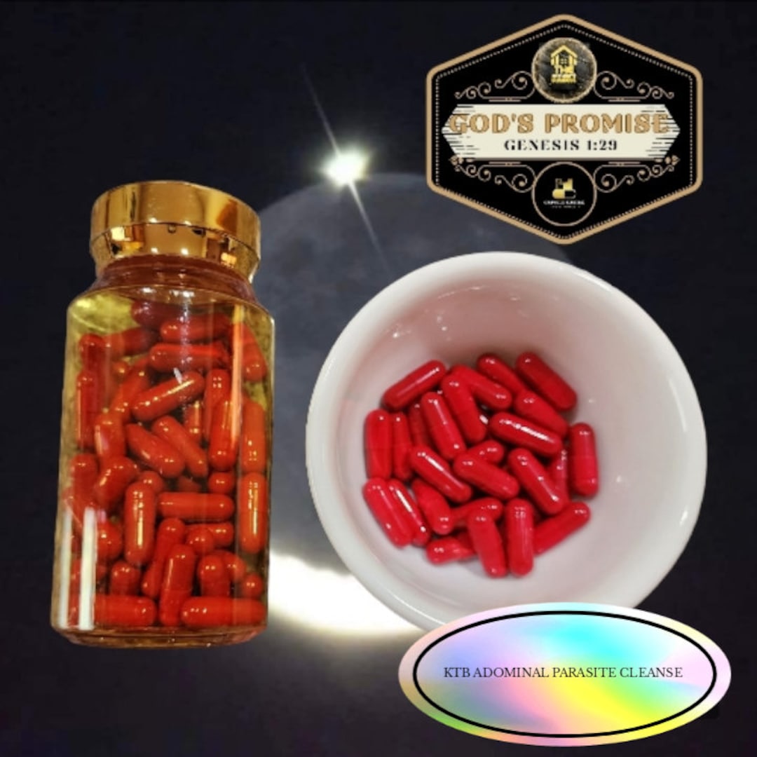 180 KTB step 1 Abdominal PARASITE & Worm Cleanse Capsules - Etsy Canada