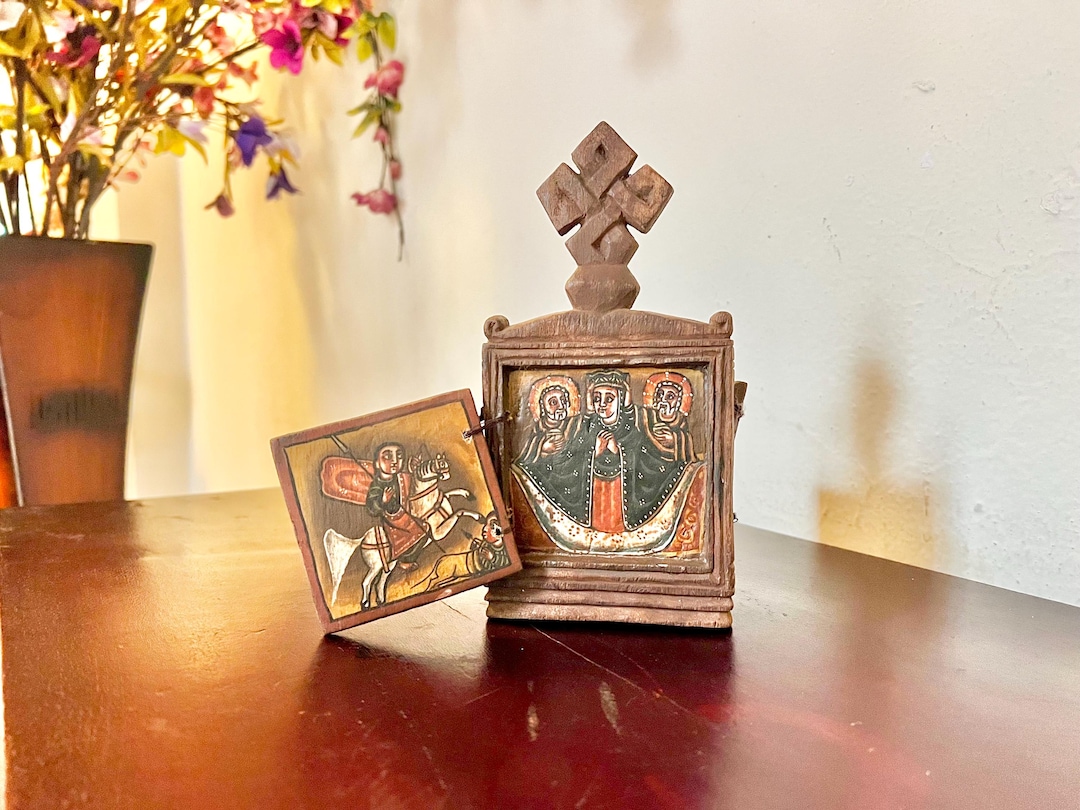 Antique Ethiopian Christian Icon From the City of Axum - Authentic ...
