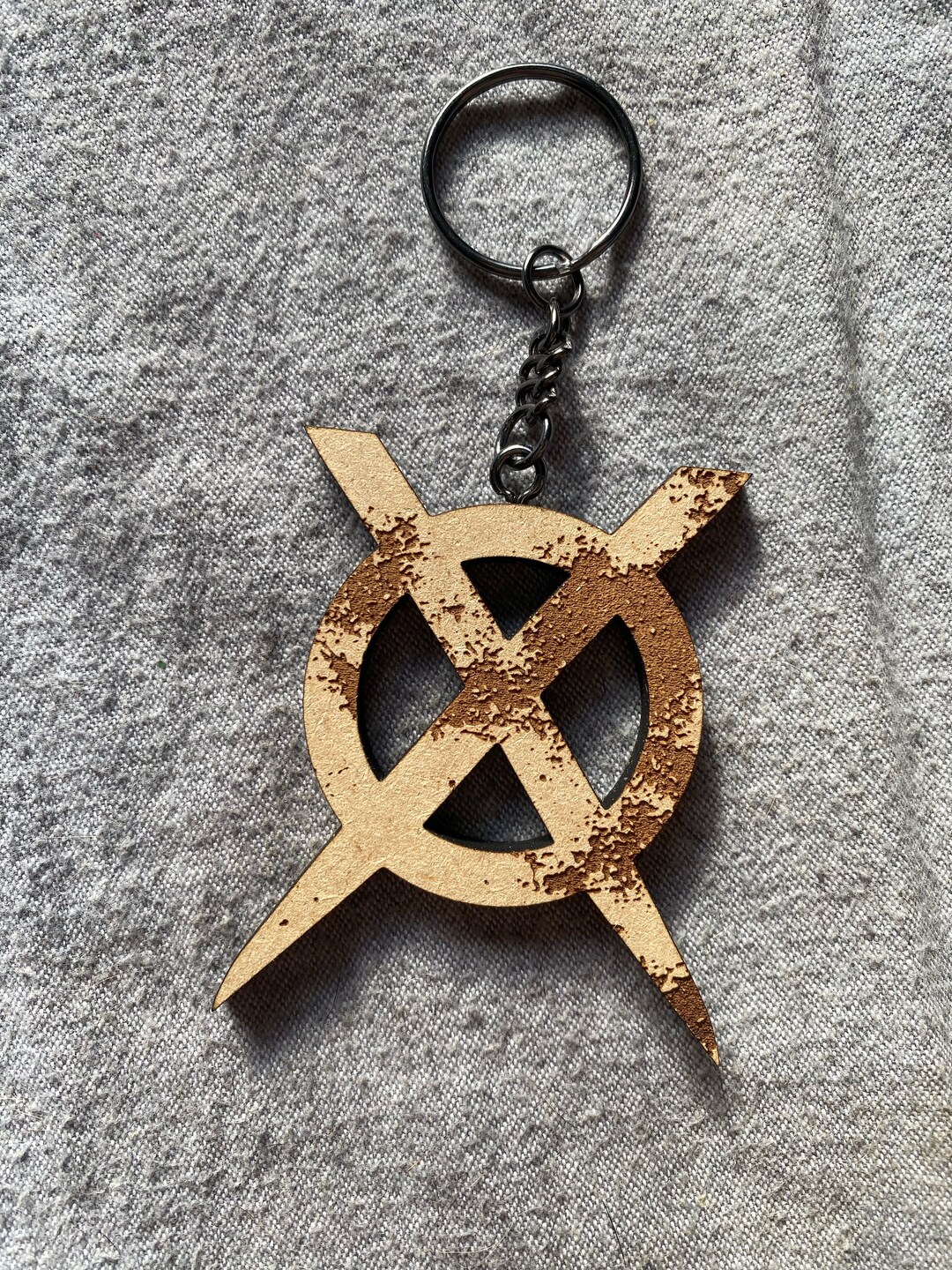 Slenderverse Symbol Wooden Keychain - Etsy
