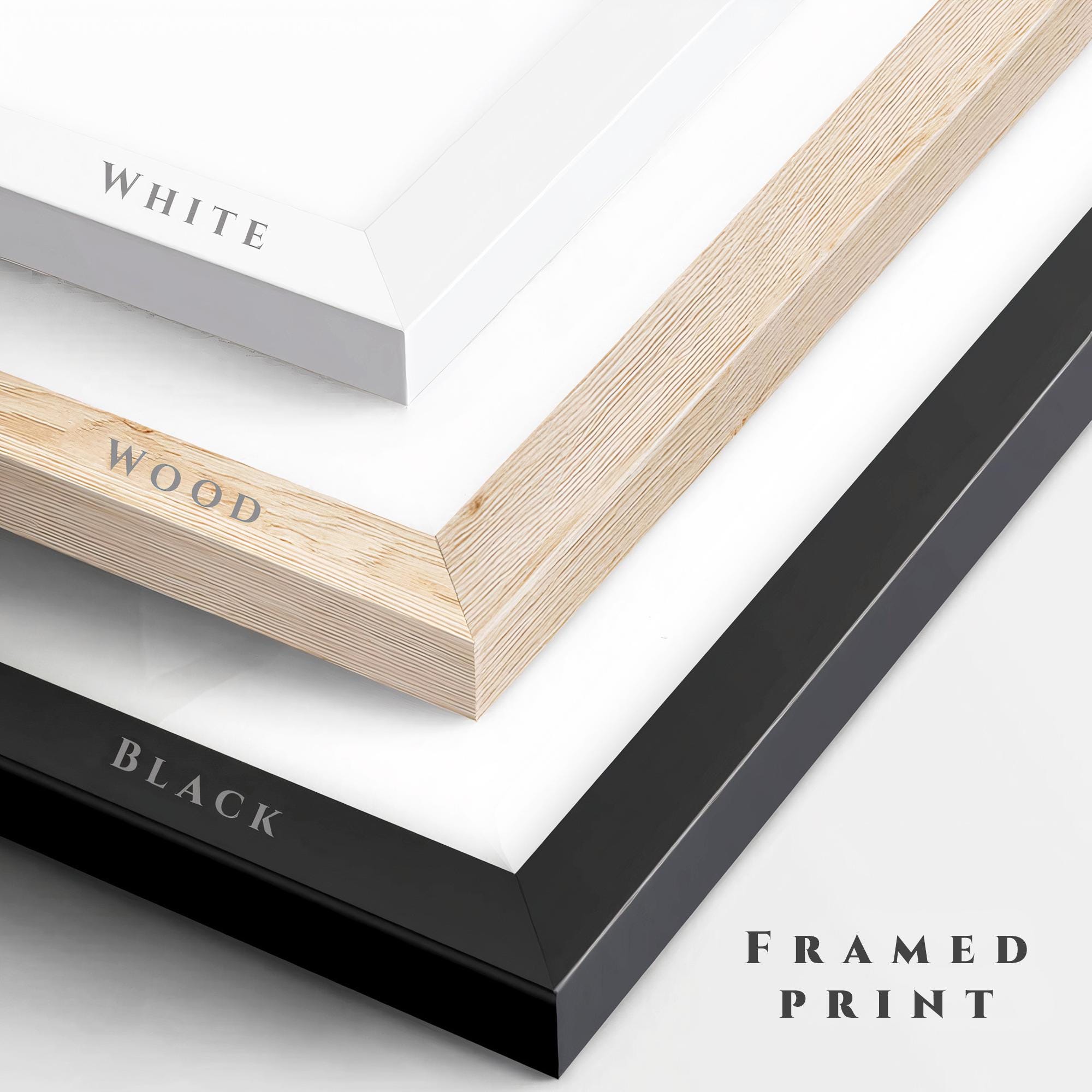 Where We Tied the Knot Map Custom Wedding Map Print Framed, Gift for ...