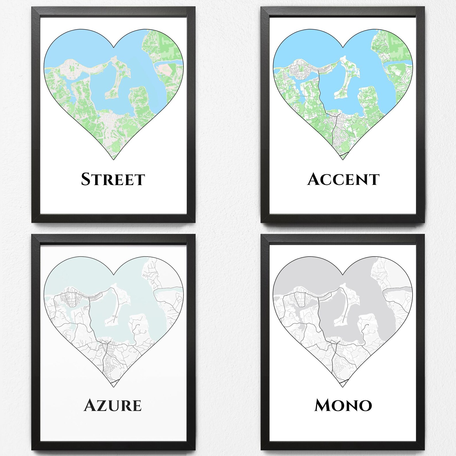 Custom Engagement Map With Frame, Engagement Gift for Couple, Where She ...