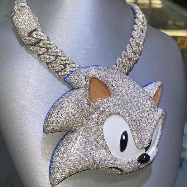 Diamond Sonic Pendant - Etsy