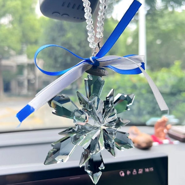 Snowflake Crystal Ornament - Etsy