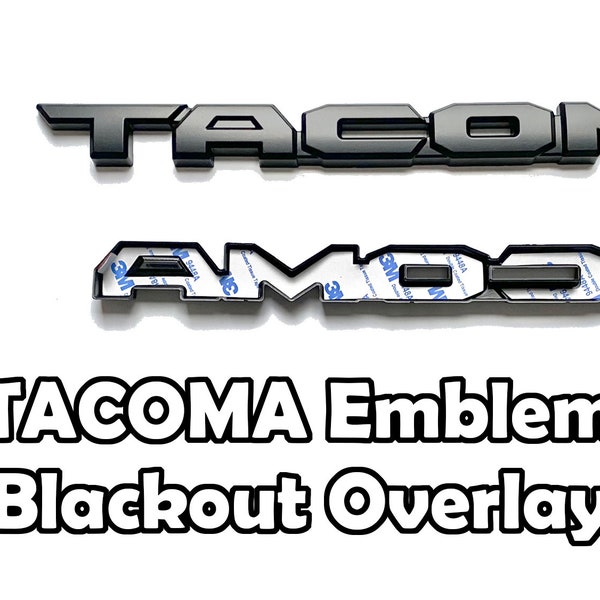Toyota Tacoma V6 Emblem Overlay - Etsy