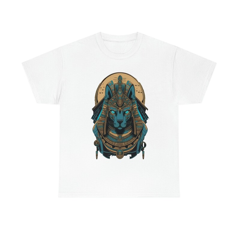 Obey Meow Divine Feline: Egyptian God Cat, Mythical Animal Graphic Tee ...