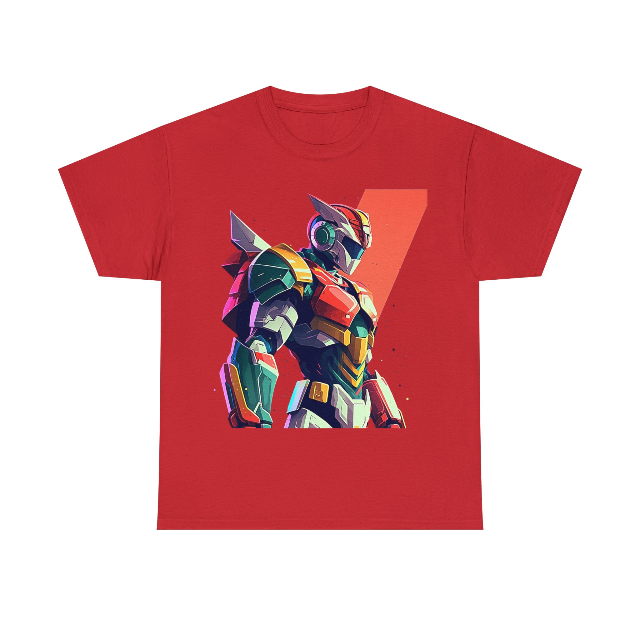 Humanoid Mech Super Ranger T-shirt Anime-style Graphic Tee, Unisex ...
