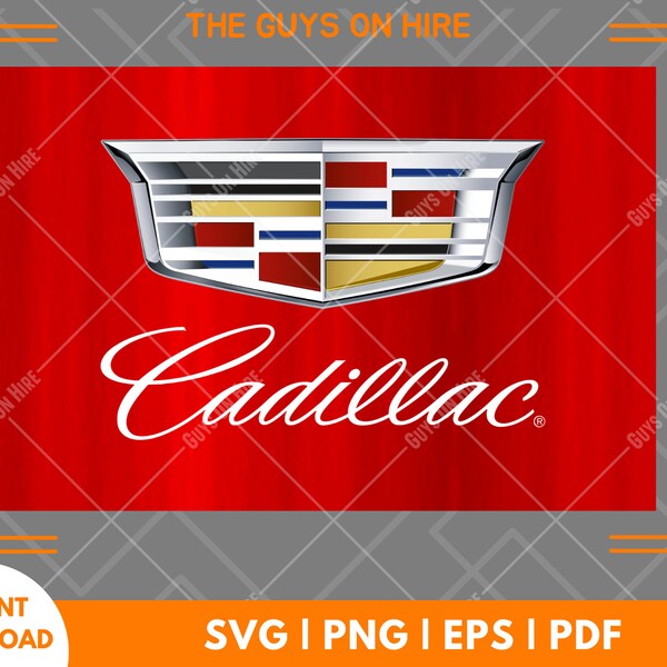 Cadillac Logo Svg - Etsy