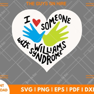 Williams Syndrome Shirt SVG Tank Top Hoodie SVG Williams Sydrome ...