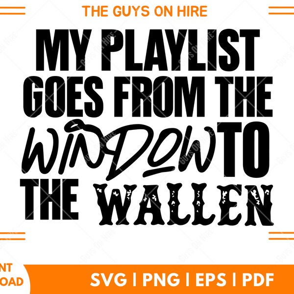 Morgan Wallen Cricut Font - Etsy