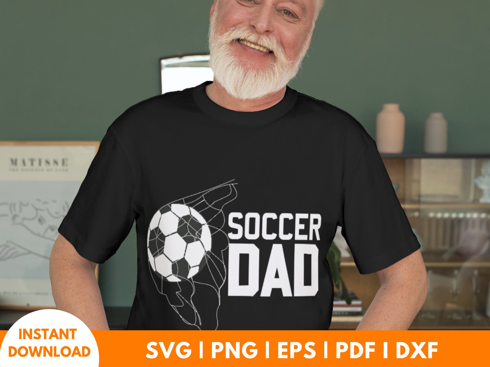 Soccer Dad SVG Files, Soccer Dad Cut Files, Soccer Dad Vector Soccer ...