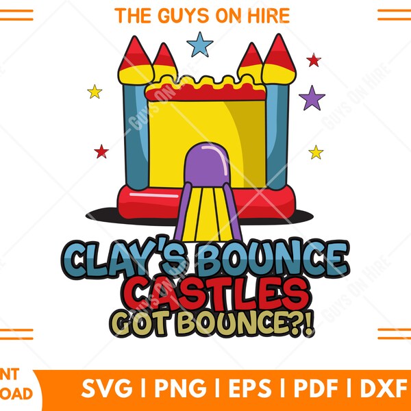 Bounce House Clipart - Etsy