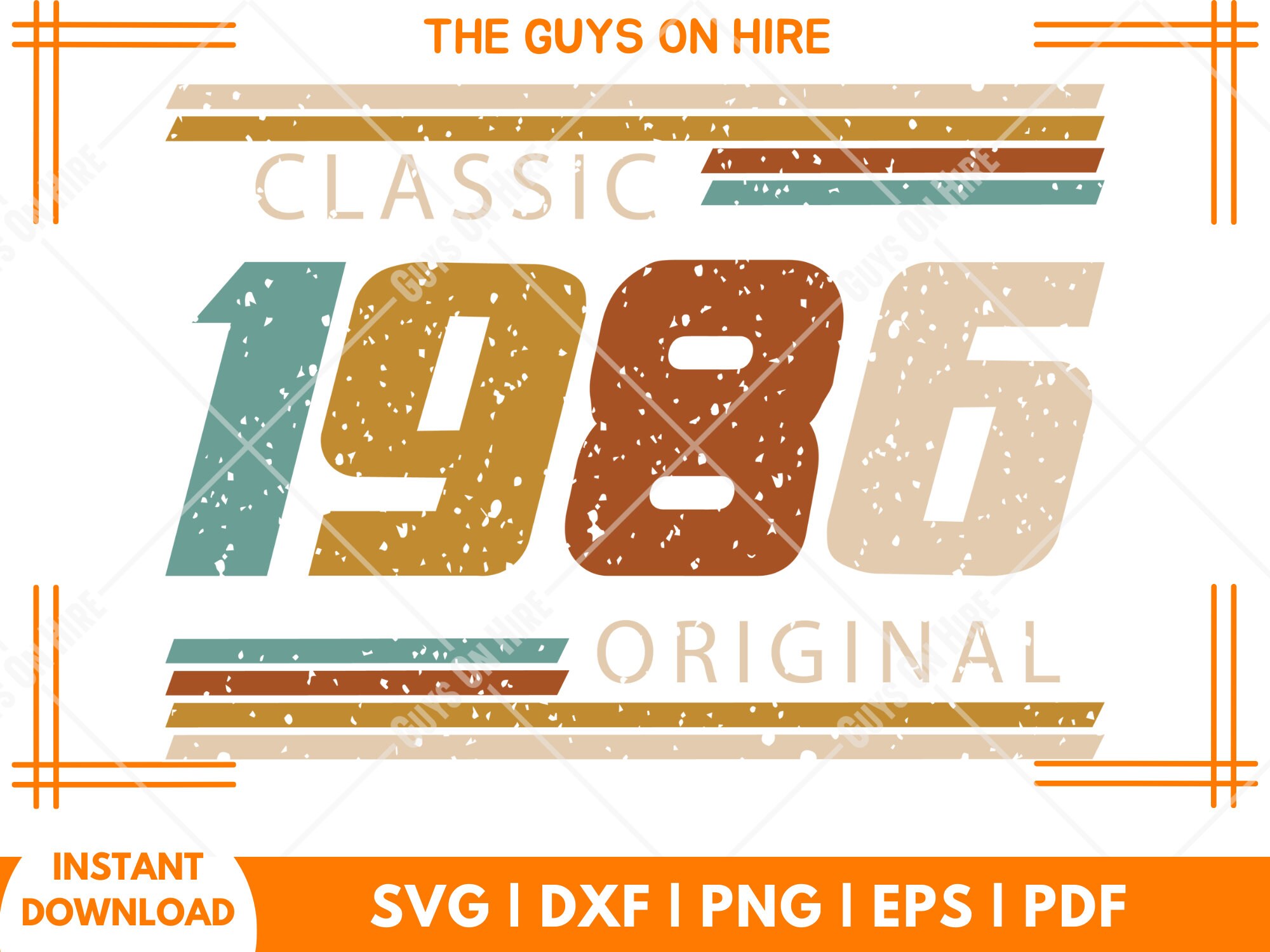 Classic-1986, Vintage Birthday Svg, Classic Svg, Shirt Designs ...