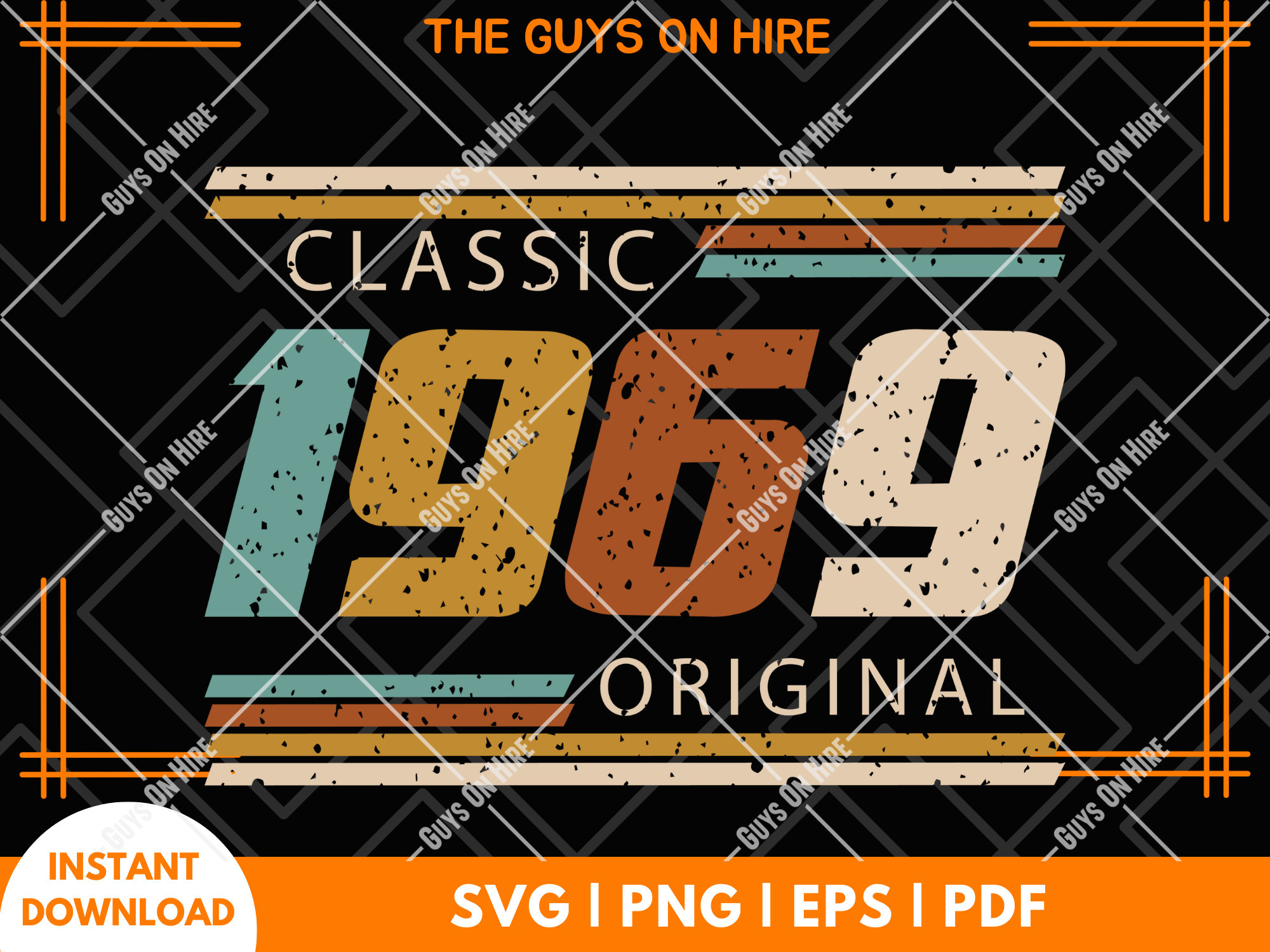 Classic-1969, Vintage Birthday Svg, Classic Svg, Shirt Designs ...